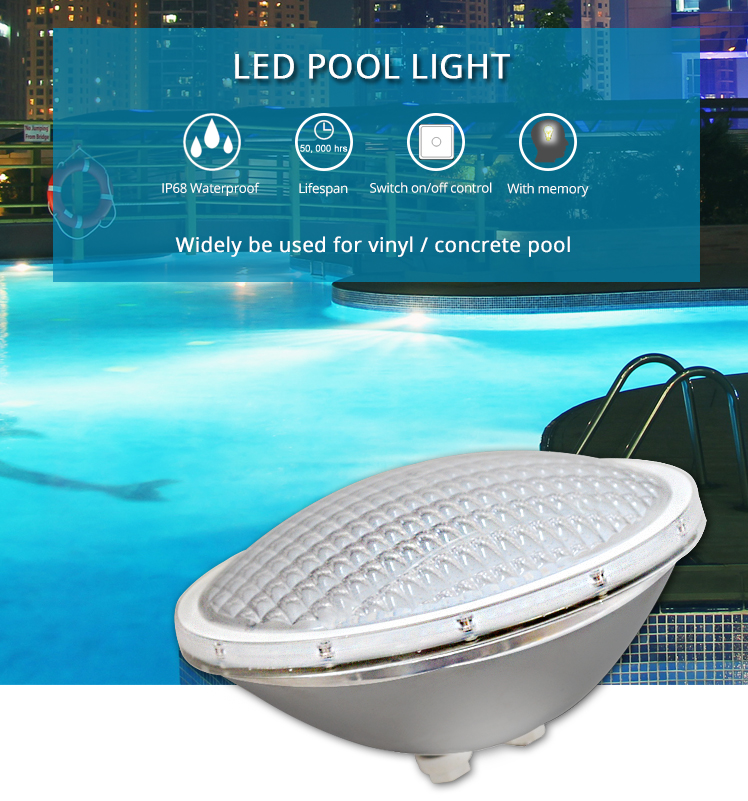 Stainless Steel PAR56 Pool Light - HOTOOK INDUSTRIAL