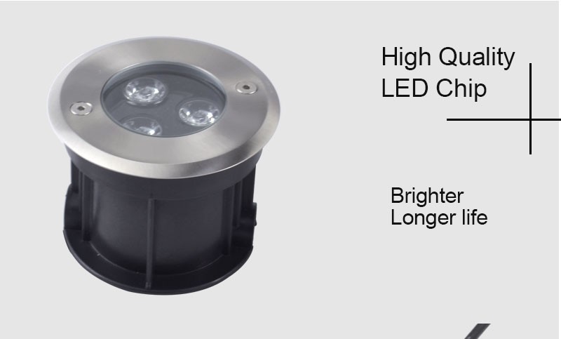 3W Stainless Steel High Power LED Inground Light - HOTOOK INDUSTRIAL